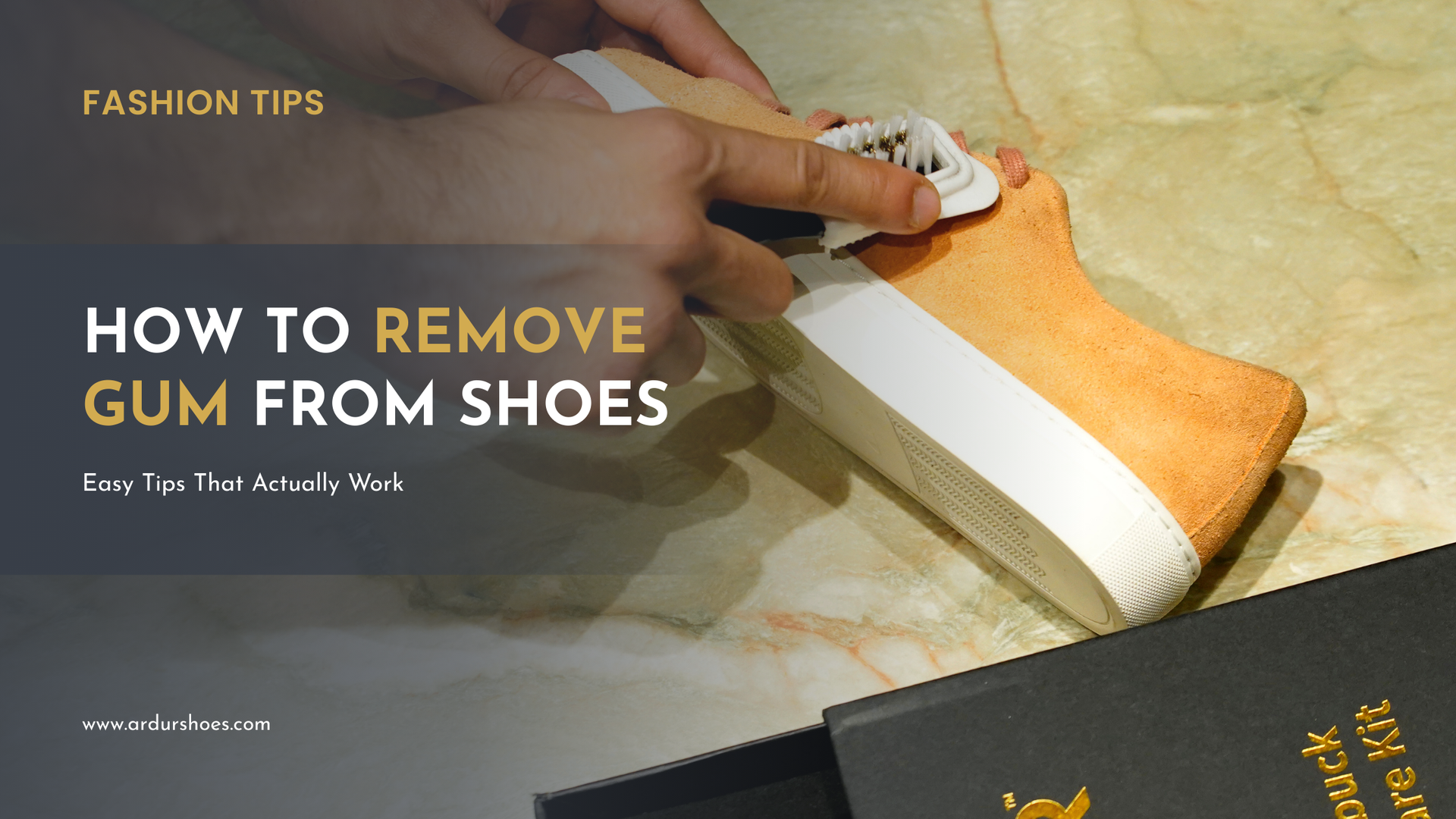 How to Remove Gum from Shoes: Cleaning Tips – Ardur Shoes