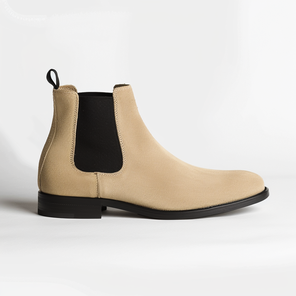 Suede Boots for Women - Shadowed Sand | Chelsea Boots - Ardur Shoes