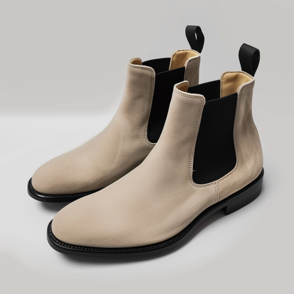 Suede Boots for Women - Shadowed Sand | Chelsea Boots - Ardur Shoes